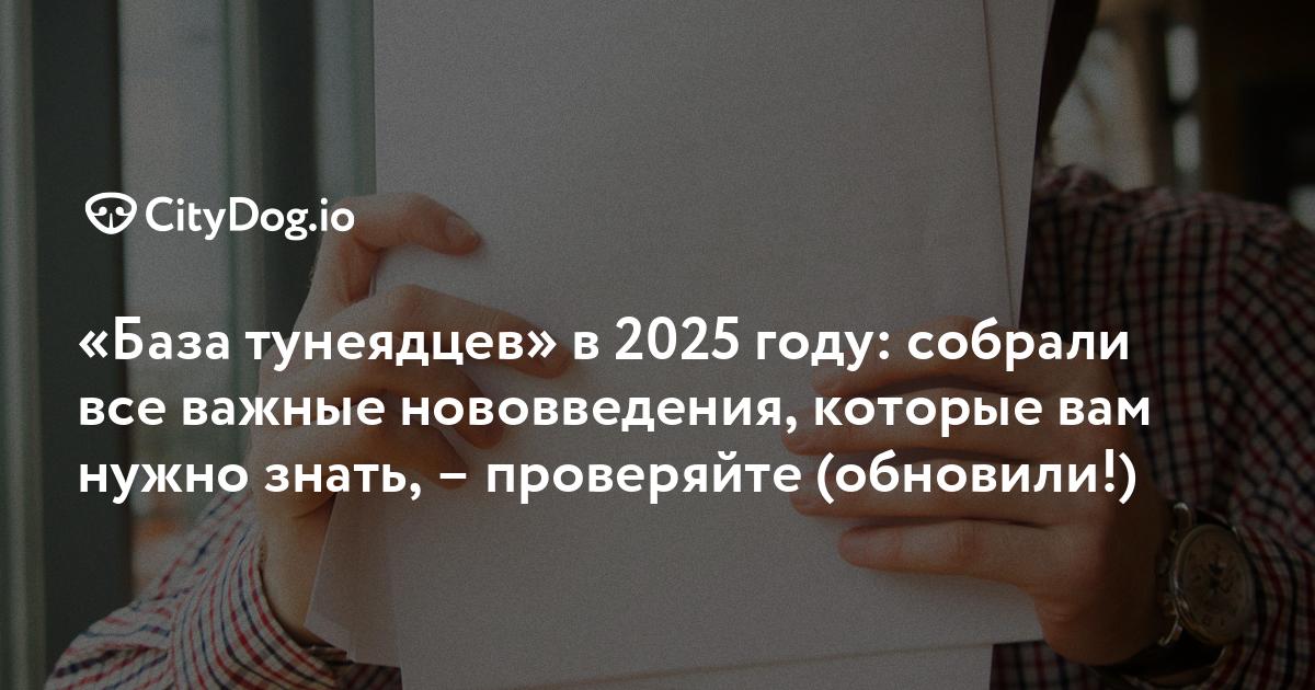 Какие нововведения по тунеядству появились в 2024 году? Тут вся информация - CityDog.io